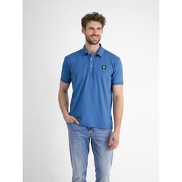 Lerros Poloshirt »Herren Poloshirt mit Minimalprint« COBALT BLUE S S MODERN FIT (schmale Passform)