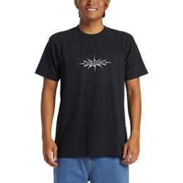 Quiksilver Herren T-Shirt "Thorn Badge", schwarz, Gr. S, 100% Baumwolle, Shirts