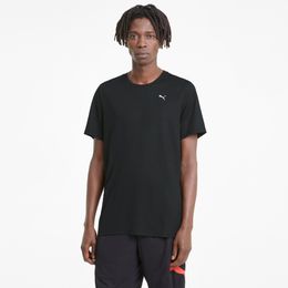 Puma Damen Trainingsshirt "PERFORMANCE SS TEE M", schwarz, Gr. S, unifarben, Netz, Obermaterial: 100% Polyester, Shirts