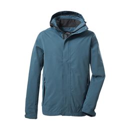 Killtec Herren Outdoorjacke "KOS 87 MN JCKT_XENIOS", blau, Gr. S, Obermaterial: 100% Polyester;Futter: 100% Polyester, Jacken, 100% wasser- und