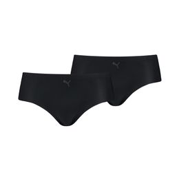 Puma Damen Hipster "Puma WOMEN SEAMLESS HIPSTER", Gr. XL, schwarz, Microfaser, Obermaterial: 83% Polyamid, 17% Elasthan, unifarben, Unterhosen,
