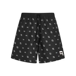 K by KARL LAGERFELD Karl Lagerfeld Badeshorts Herren Gr&ouml;&szlig;e S schwarz / wei&szlig;