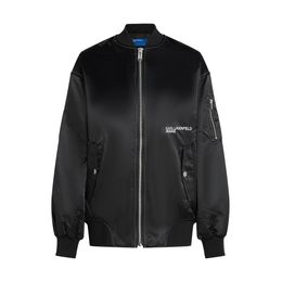 KARL LAGERFELD JEANS Jacke Damen Gr&ouml;&szlig;e XS schwarz / wei&szlig; Sommerjacke