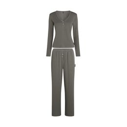 K by KARL LAGERFELD Karl Lagerfeld Pyjama Damen Gr&ouml;&szlig;e S grau Winterkleid