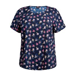 Flash By Zizzi Bluse 'Tracy' Damen Gr&ouml;&szlig;e 9XL/10XL blau / marine / rosa / dunkelpink