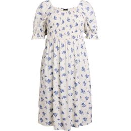 ZIZZI Kleid 'Mrosan' Damen Gr&ouml;&szlig;e 46/48 blau / pastellblau / wei&szlig;