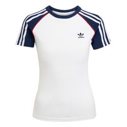 adidas originals T-Shirt 'Adicolor' Damen Gr&ouml;&szlig;e XXXL/4XL marine / rot / wei&szlig;