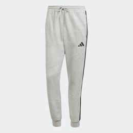 adidas Sportswear Sporthose Herren Gr&ouml;&szlig;e L graumeliert / schwarz