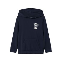 name it Sweatshirt 'NKMLAMBERT' Jungen Gr&ouml;&szlig;e 146/152 navy / schwarz / wei&szlig;