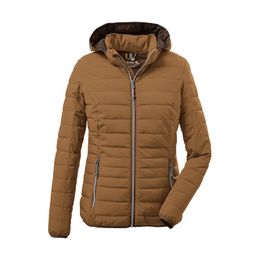 G.I.G.A. by Killtec G.I.G.A. DX BY KILLTEC Steppjacke »Uyaka« Leichte, wasserabweisende Damenjacke mit abzippbarer Kapuze hellbraun 42 42 Damen Funktionsjacke mit...