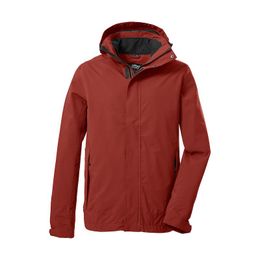 Killtec Outdoorjacke »KOS 87 MN JCKT_XENIOS« 100% wasser- und winddicht, abzippbare Kapuze, verstellbare Bündchen rostbraun L L Funktionsjacke mit...