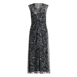 Cartoon Kleid Damen Gr&ouml;&szlig;e 36 hellgrau / schwarz Sommerkleid