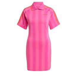 adidas originals Kleid 'Football Inspired Graphic' Damen Gr&ouml;&szlig;e 42/44 hummer / pink / hellpink Winterkleid