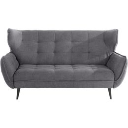 2-Sitzer LEONIQUE, B:191cm, grau, 90% Polyester 10% Polyamid, Sofas, "Ariana", Big-Sofa bzw. stylischer Hochlehner