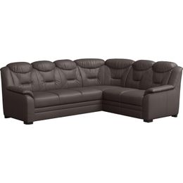 Ecksofa COTTA, B:263cm H:99cm T:211cm, braun, 64% Polyurethan, 25% Polyester, 11% Baumwolle, Wohnzimmer, Sofas, "Marcus L-Form", wahlweise mit