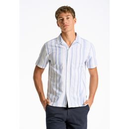 Junk De Luxe Herren Flanellhemd "Junk De Luxe Freizeithemd", blau, Gr. L, Obermaterial: 100% Baumwolle, Hemden