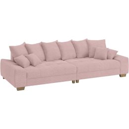 Big-Sofa MR. COUCH, B:300cm H:88cm T:118cm, rosa, Stripes (92% Polyester / 8% Nylon), Sofas, "Nikita II"