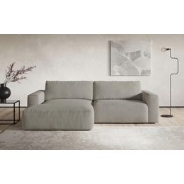 Ecksofa COTTA, B:288cm, grau, 100% Polyester, Wohnzimmer, Sofas, "Lasso L-Form, XL-Sofa"
