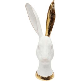 Dekoobjekt KARE DESIGN, B:11,8cm H:29,5cm T:10,6cm, gold, Polyresin, Dekofiguren, "Deko Objekt Bunny Gold 30cm"