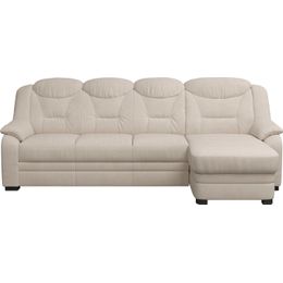 Ecksofa COTTA, B:257cm H:99cm T:162cm, beige, 100% Polyester, Wohnzimmer, Sofas, "Marcus L-Form", wahlweise mit Bettfunktion