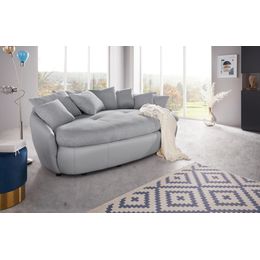 Big-Sofa Inosign, B:238cm H:79cm T:140cm, grau, Luxus-Microfaser (100% Polyester); Microfaser-Feinstruktur (pflegeleichte Microfaser, mit feiner