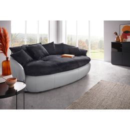 Big-Sofa Inosign, B:238cm H:79cm T:140cm, rot, Luxus-Microfaser (100% Polyester); Microfaser-Feinstruktur (pflegeleichte Microfaser, mit feiner