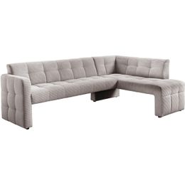 Essbank, B:245cm H:83cm T:159cm, braun, exxpo - SOFA FASHION, Küche, Sitzbänke, "Barista, bequem und elegant, hohe Bodenfreiheit", Eckbank Barista