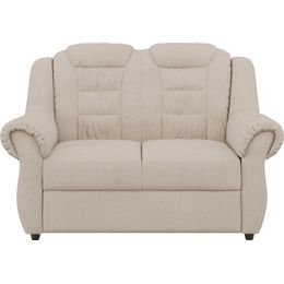 2-Sitzer Home Affaire, B:145cm H:102cm T:101cm, beige, 100% Polyester, Sofas, "Boston", Sofa mit hoher Rückenlehne