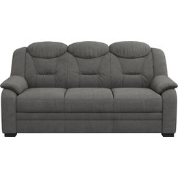 3-Sitzer COTTA, B:189cm H:99cm T:99cm, grau, 100% Polyester, Sofas, "Marcus", Sofa mit hoher Rückenlehne