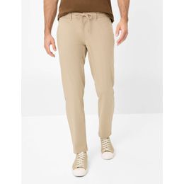 Brax Herren Chinohose "Style PHIL", beige, Gr. 36, Web, 66% Polyester, 28% Viskose, 6% Elasthan, Hosen