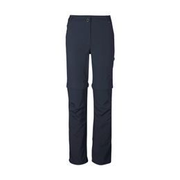 Killtec Damen Zip-off-Hose "KOS 187 KG WMN PNTS", blau, Gr. 20, Obermaterial: 92% Polyester, 8% Elasthan, Hosen, Abzippbare Funktionshose mit
