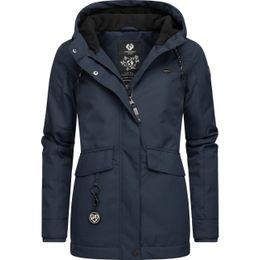 Ragwear Damen Winterjacke "Jazmin Remake II Intl.", blau, Gr. S, Obermaterial: 100% Polyester, Futter: 100% Polyester (recycelt), Wattierung: 100%