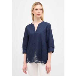 Eterna Damen Schlupfbluse "LOOSE FIT", blau, Gr. 36, 100% Baumwolle, Blusen
