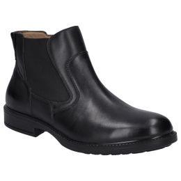 Josef Seibel Herren Chelseaboots "Harry 05", Gr. 45, schwarz, Leder, Schuhe, Winterboots, Stiefelette mit Wechselfu&szlig;bett
