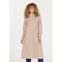WEATHER REPORT Damen Regenjacke "Typhoon", beige, Gr. 42, unifarben, 100% Polyester, Jacken, in wasserdichter Qualität
