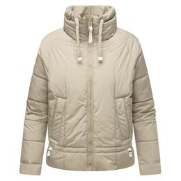 Navahoo Damen Steppjacke "Luftzauber 14", grau, Gr. XL, Obermaterial: 100% Polyester (recycelt), Innenfutter: 100% Polyester, Ärmelfutter: 100%