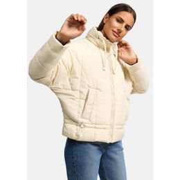 Navahoo Damen Steppjacke "Luftzauber 14", beige, Gr. XXL, Obermaterial: 100% Polyester; Innenfutter: 100% Polyester; &Auml;rmelfutter: 100% Polyester;