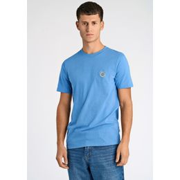 LINDBERGH Herren T-Shirt "LINDBERGH T-shirt", blau, Gr. XXL, Obermaterial: 100% Baumwolle, Shirts