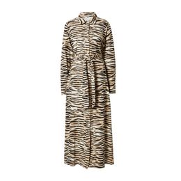 Dorothy Perkins Kleid Damen Größe 40 beige / sand / schwarz Winterkleid