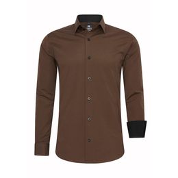 Rusty Neal Hemd Herren Gr&ouml;&szlig;e 4XL braun