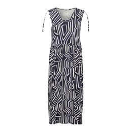 Cecil Kleid Damen Größe 36 blau / navy / weiß Winterkleid