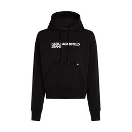 KARL LAGERFELD JEANS Sweatshirt female Black size XL