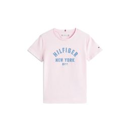 Tommy Hilfiger T-Shirt M&auml;dchen Gr&ouml;&szlig;e 140 blau / hellpink