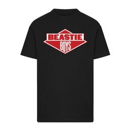 F4NT4STIC T-Shirt 'The Beastie Boys' Herren Gr&ouml;&szlig;e S rot / schwarz / wei&szlig;