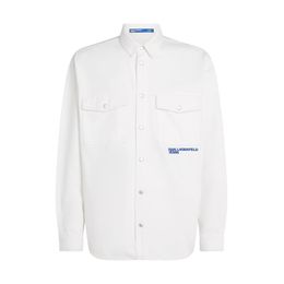 KARL LAGERFELD JEANS Between-Season Jacket 'Out Of The Blue' male White size XXL