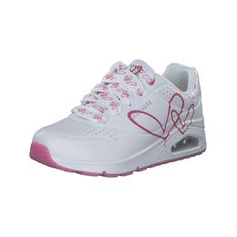 Skechers Sneaker 'Uno - Twin Hearts' Damen Größe 36.5 pink / weiß