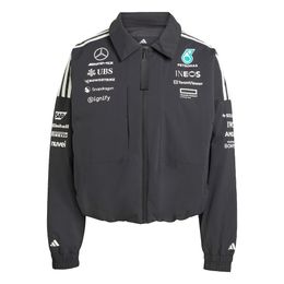 adidas Performance Sportjacke 'Mercedes - AMG Petronas Formula One Team' Damen Größe 4XS schwarz / weiß