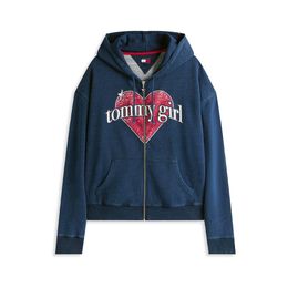 Tommy Jeans Zip-Up Hoodie female Blue size XXL