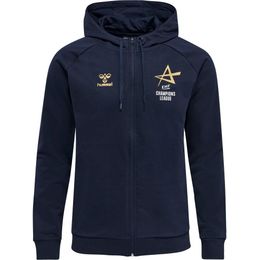 Hummel Zip-Up Hoodie 'EHF' female Blue size XL