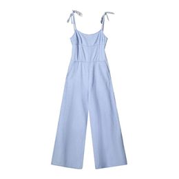 Bershka Jumpsuit female Blue size M